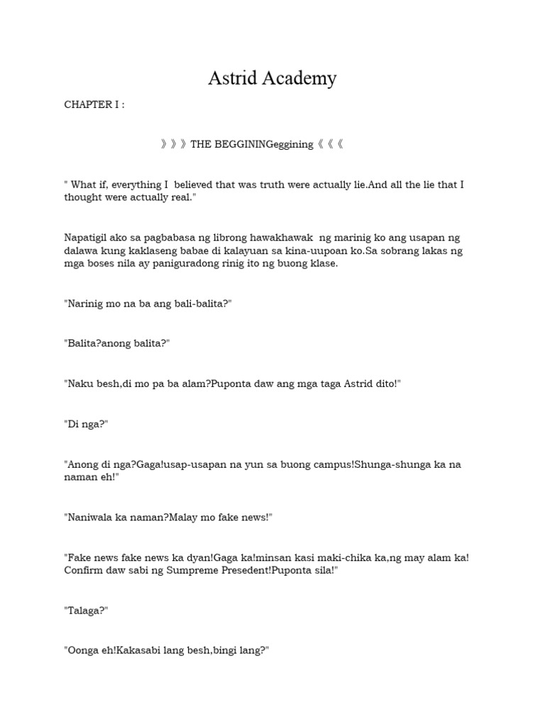 Astrid Academy | PDF