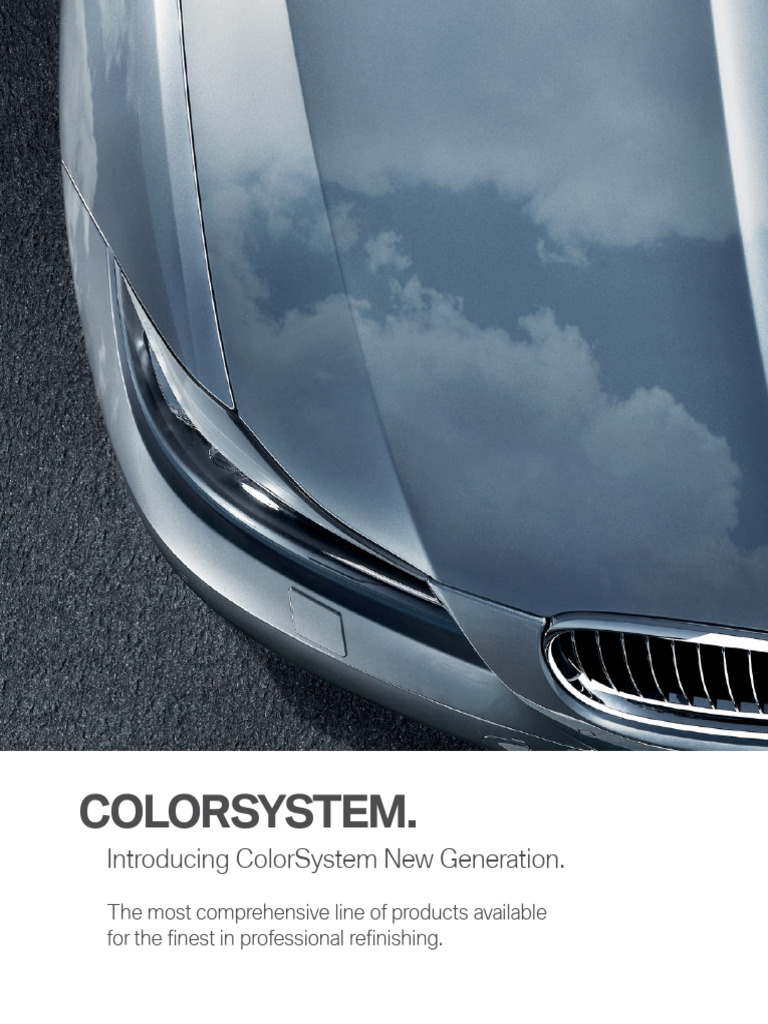 BMW Colorsystem 2015 16 | PDF | Abrasive | Metals