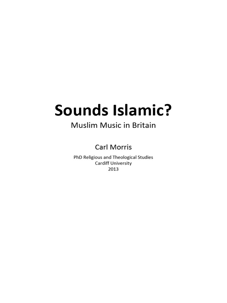 Sounds Islamic?: Muslim Music in Britain | PDF | Sufism | Public Sphere