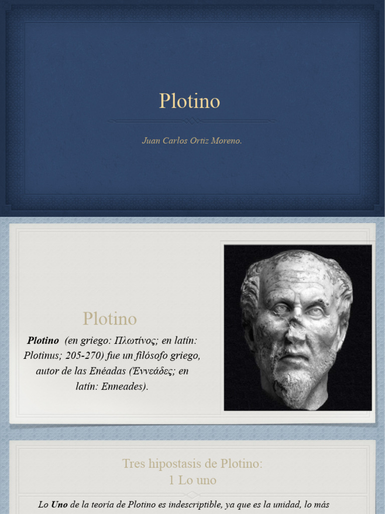 Plotino | PDF | Teorías filosóficas | Metafísica