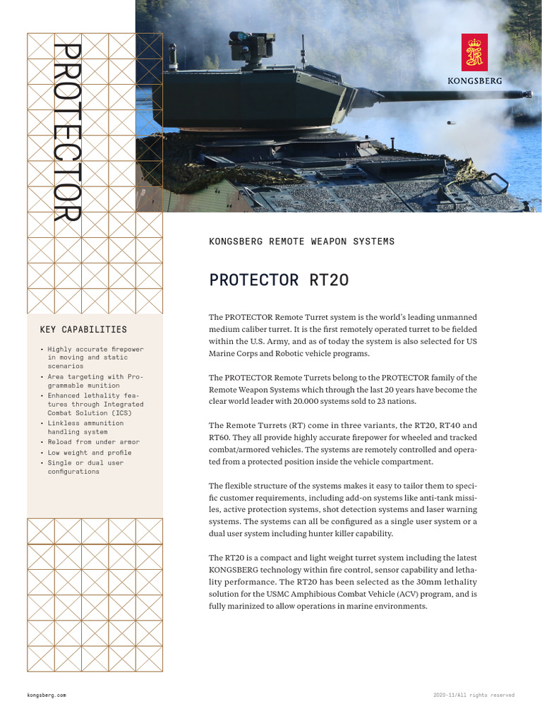 protector-rt20 | PDF | Projectiles | Hazards