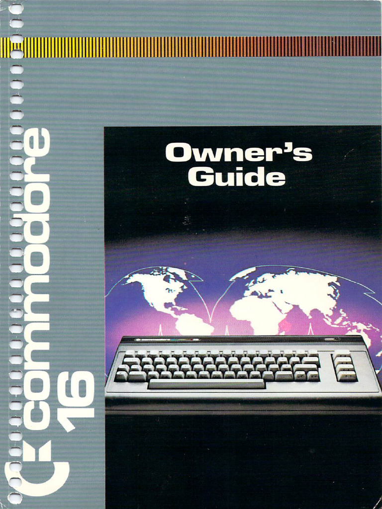 Commodore 16 Owners Guide | PDF | Computer Keyboard | Floppy Disk