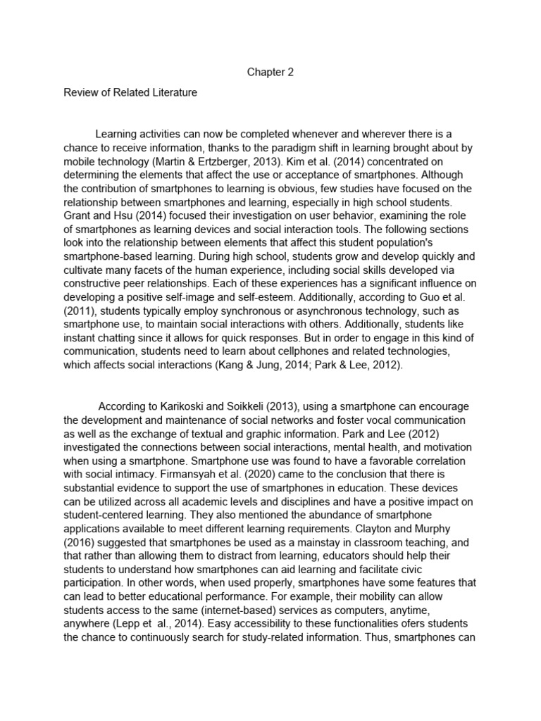 RRL G4 GR12 Gold | PDF | Educational Technology | Smartphone