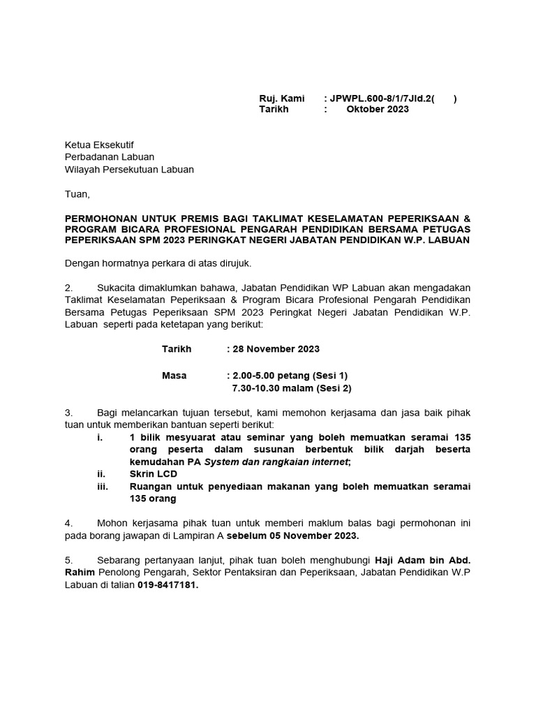 ILA Perbadanan Labuan 2023 | PDF