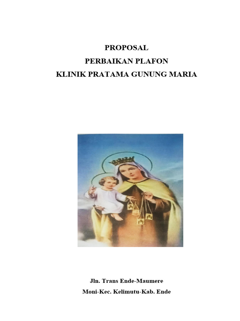 Proposal Perbaikan Plafon Klinik Moni | PDF | Kesehatan Holistik ...