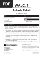(WAB) Western Aphasia Battery - Examiner's Manual | PDF