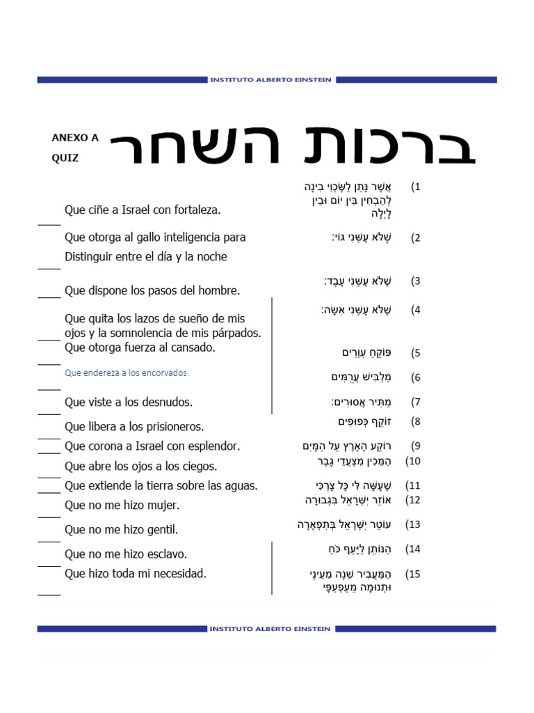 Birkot Hashajar | PDF