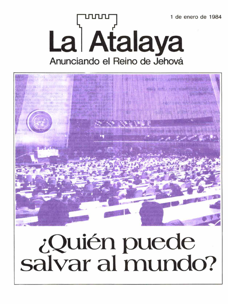 01 - La Atalaya - 1 de Enero de 1984 - OCR | PDF | Jesús | Salvación