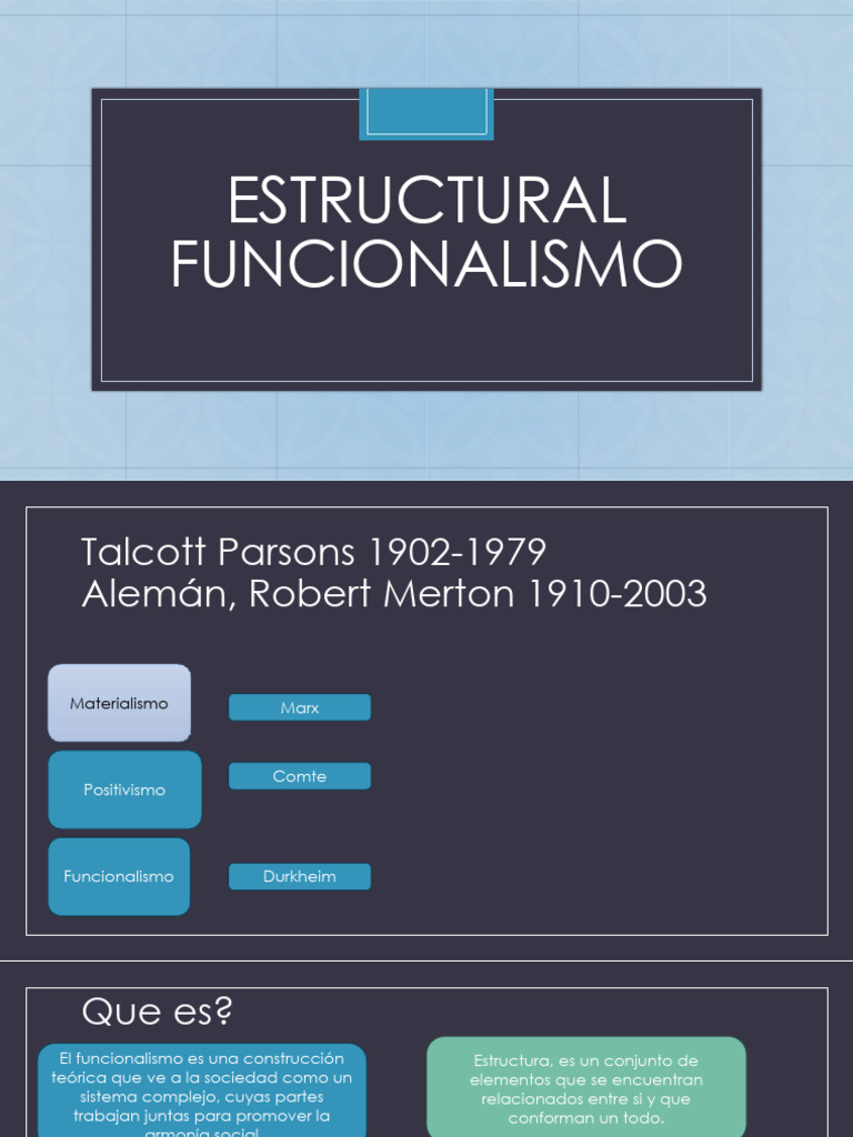 Estructural Funcionalismo - 121929 | PDF | Crecimiento personal y profesional