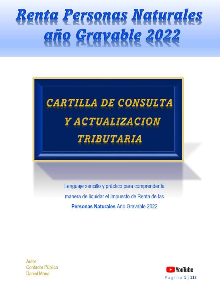 Cartilla Tributaria PN - AG2022 - Compressed | PDF | Contabilidad ... Cartilla Tributaria PN - AG2022 - Compressed | PDF | Contabilidad ...