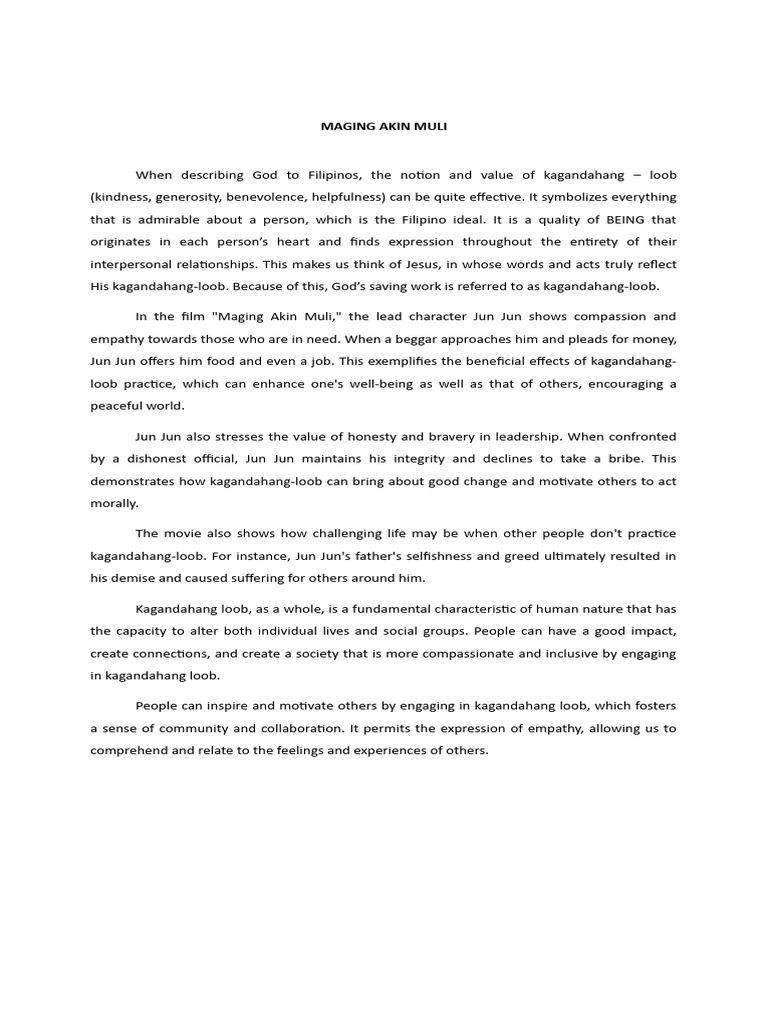 Patindol - Maging Akin Muli | PDF