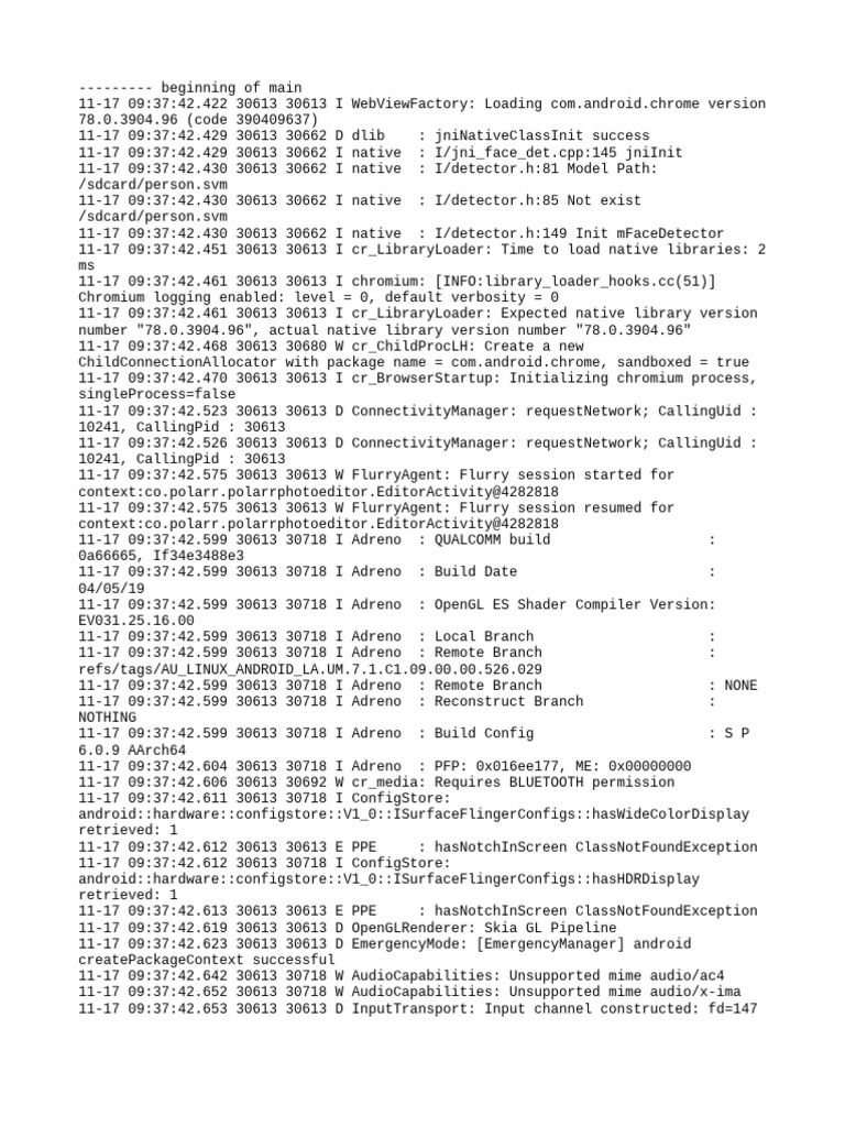Logcat 1574008662379 | PDF | System Software | Computing