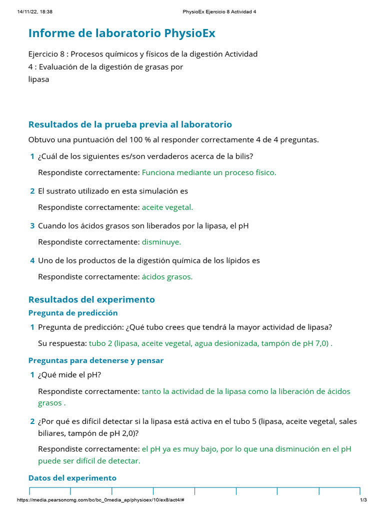 Evaluación de la digestión de grasas | PDF | Bilis | Digestión