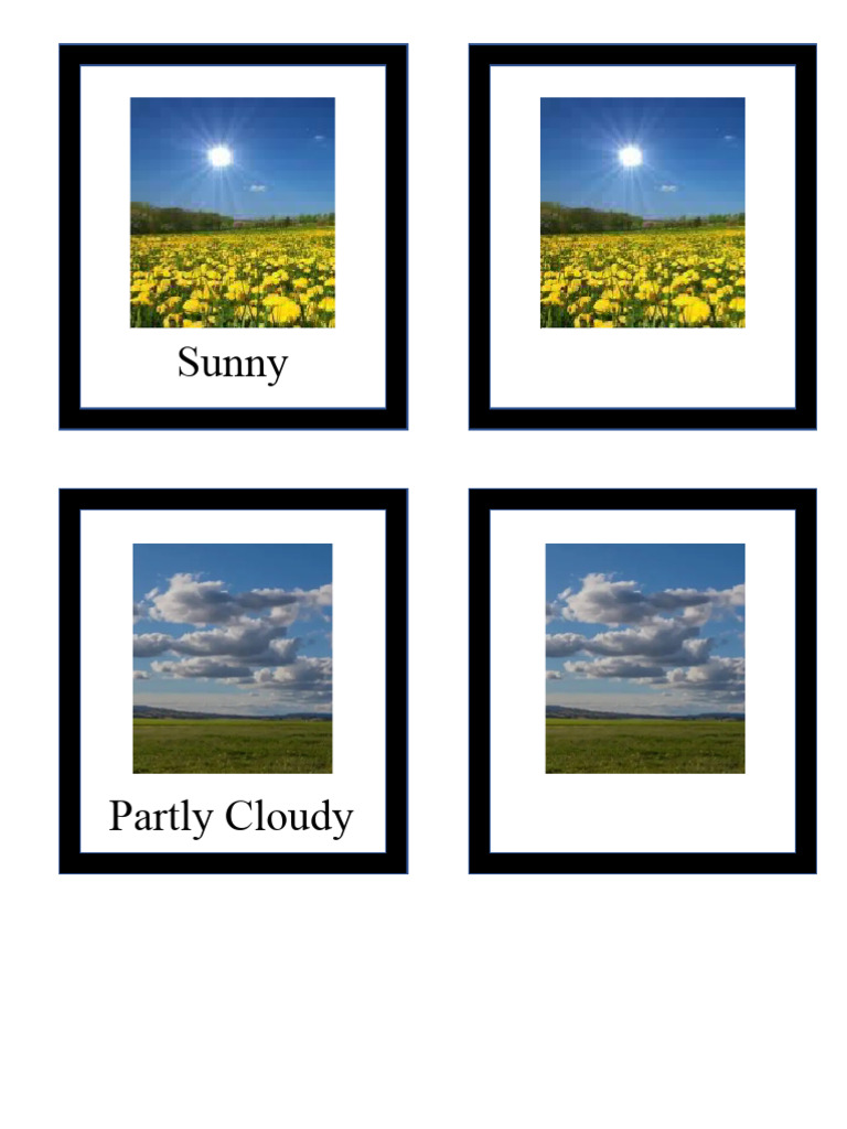 Weather Cards | PDF