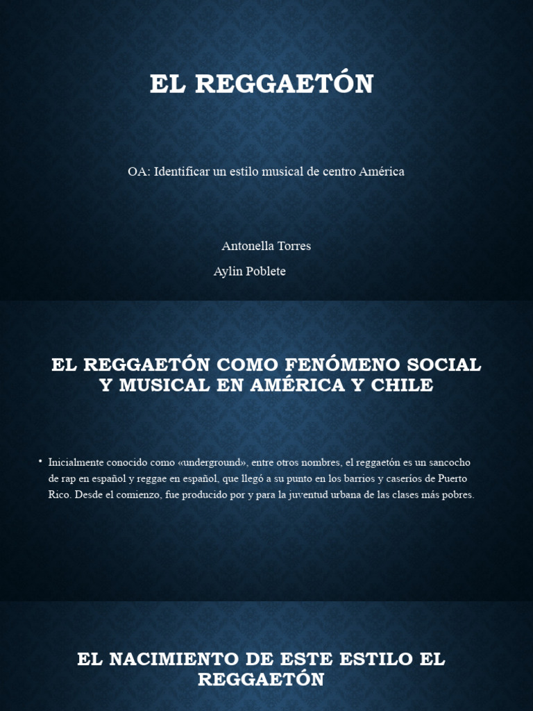 Nacimiento y evolución del reggaetón | PDF