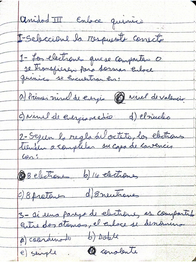 Unidad 3 Química Básica | PDF