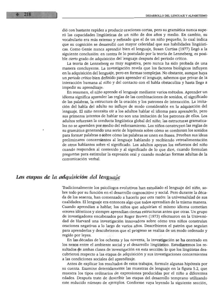 1.6 JUDITH MEECE. Las Etapas de La Adquisición Del Lenguaje en ...
