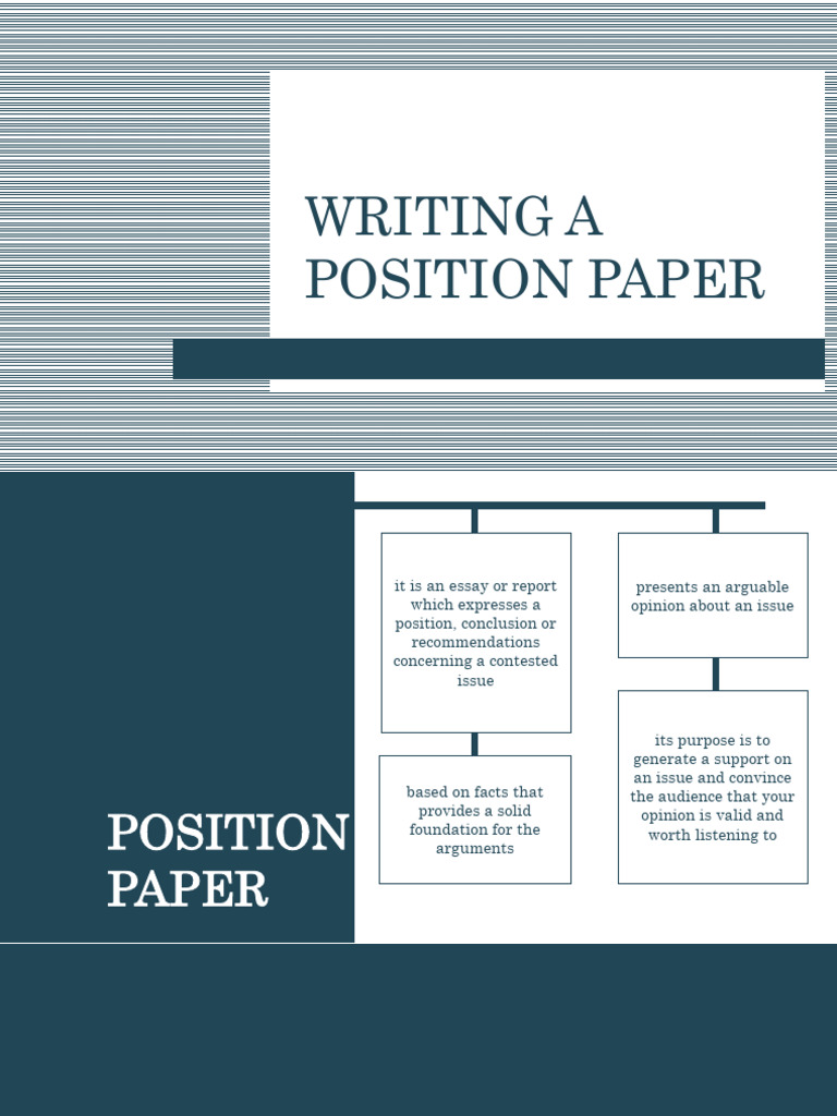 Position Paper | PDF | Argument | Evidence