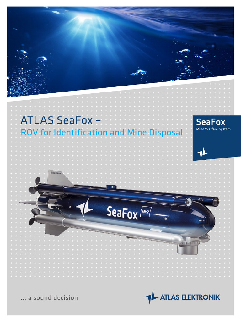 005 - Seafox (DMD ROV) | PDF | Sonar | Naval Mine