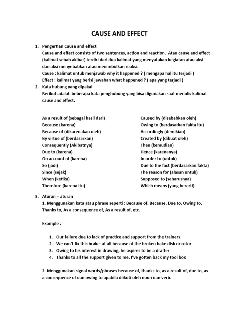 Cause and Effect | Download Free PDF | Semantics | Semantic Units