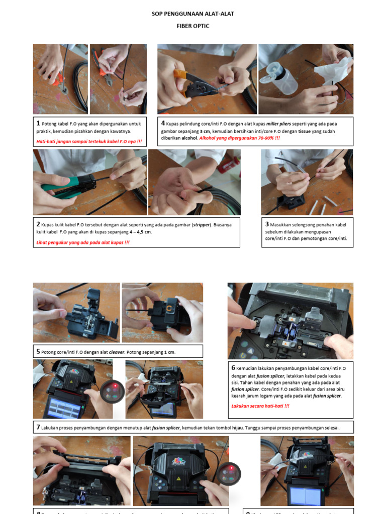 Sop Penggunaan Alat Fo | PDF