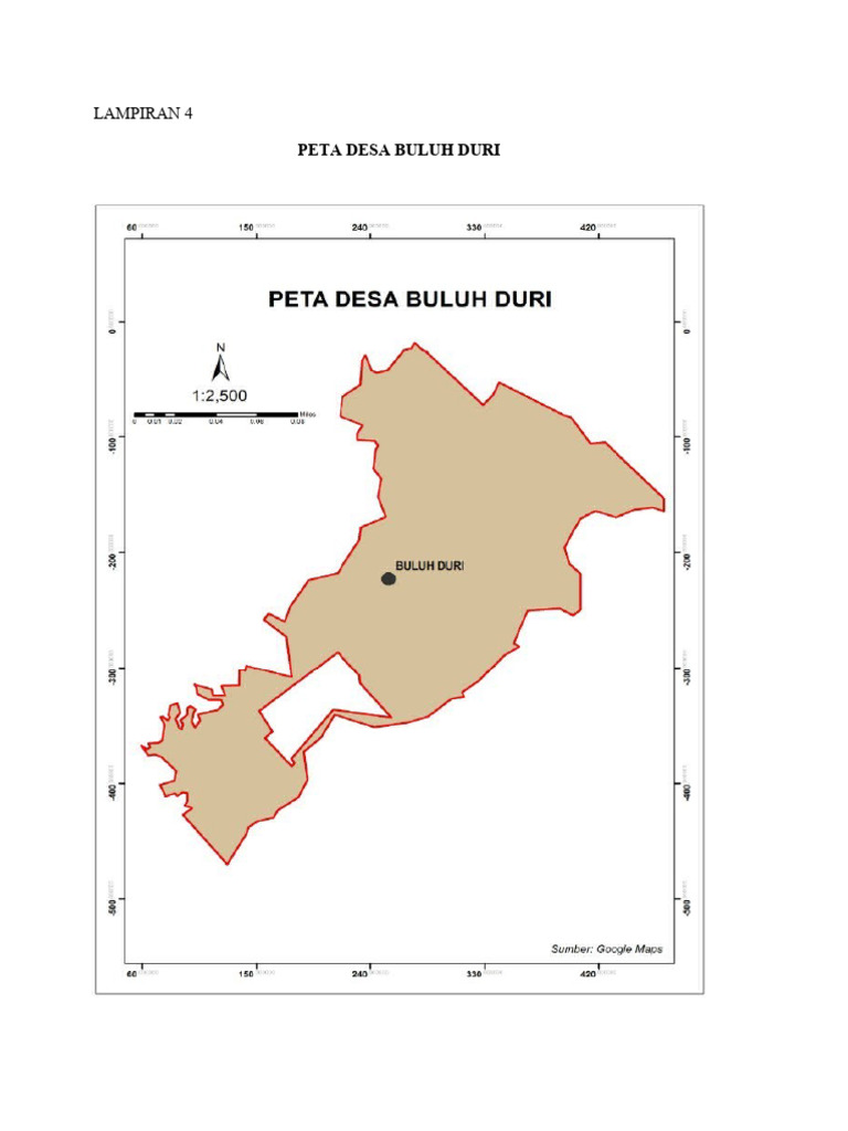 Lampiran 4 Peta Desa | PDF