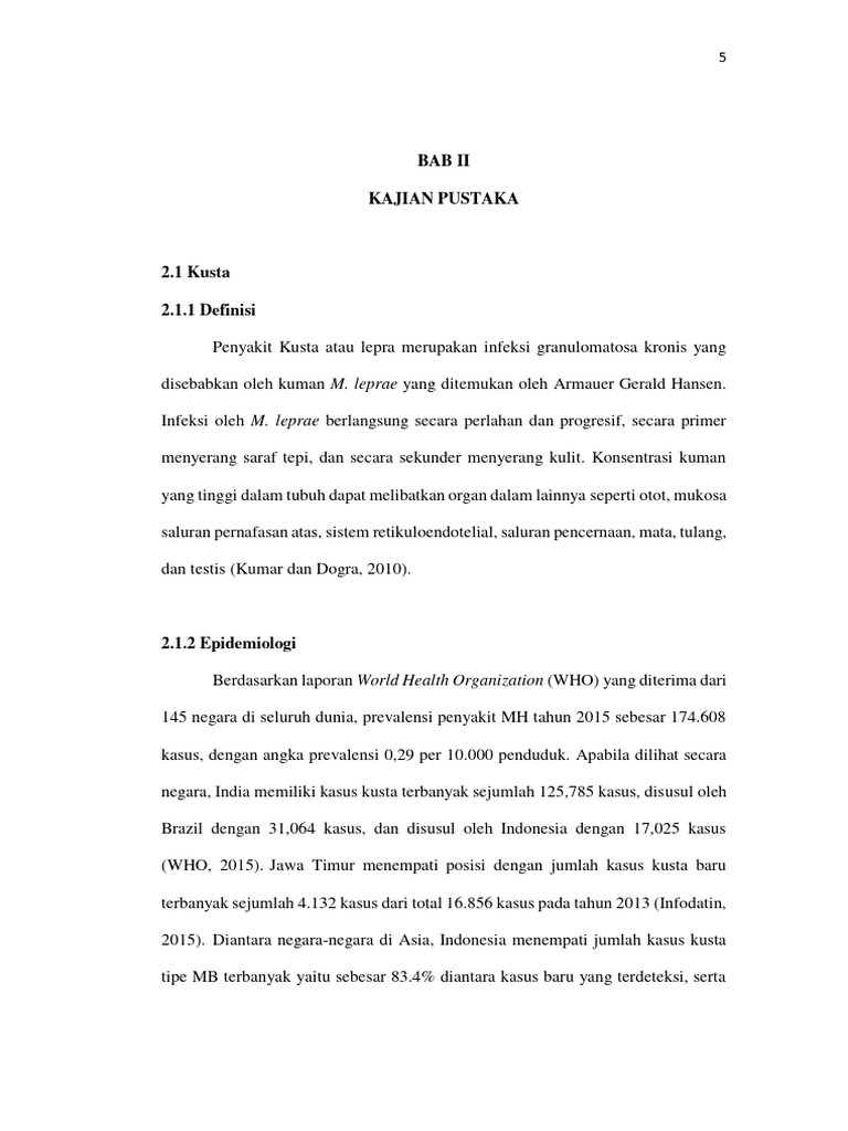 Kusta Pada Kulit | PDF