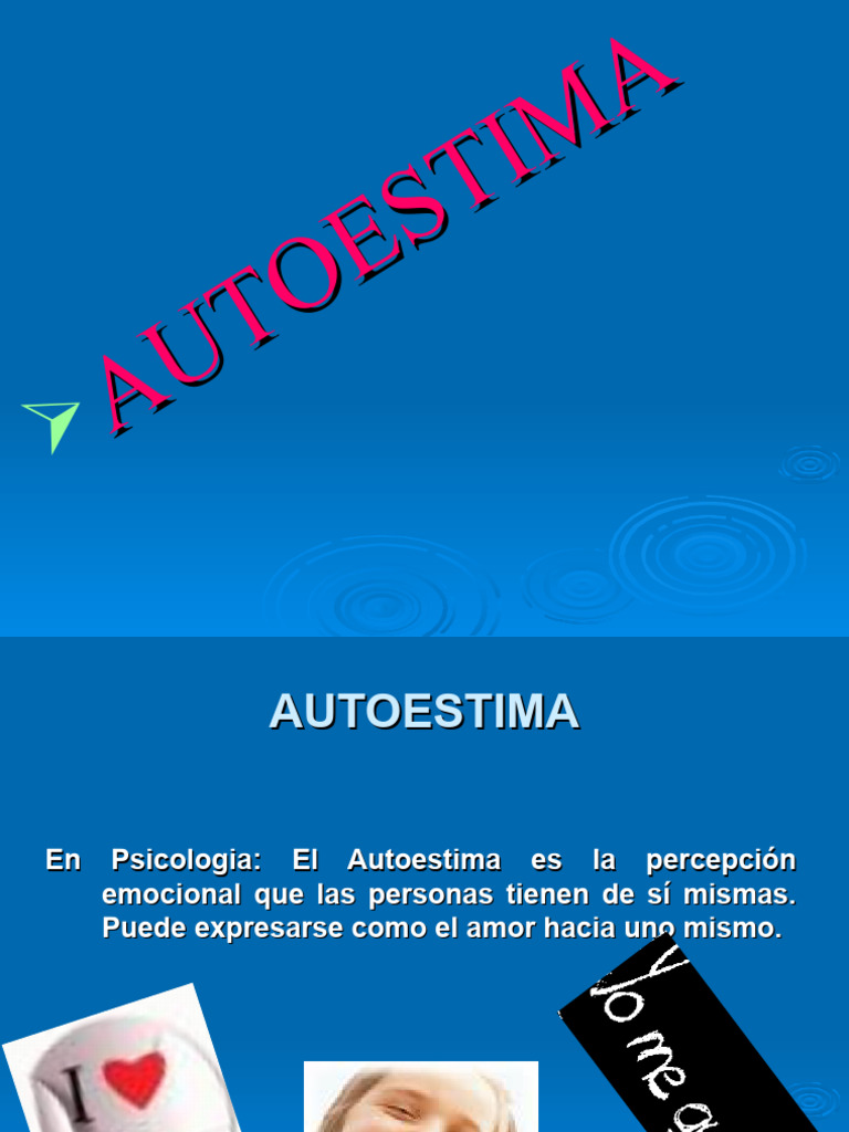 Auto Estim A | PDF | Autoestima | Las emociones