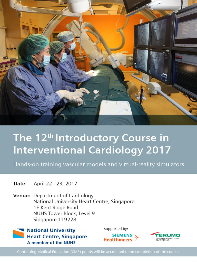 12th PCI Simulator Course 2017 - Brochure | PDF | Cardiology ...