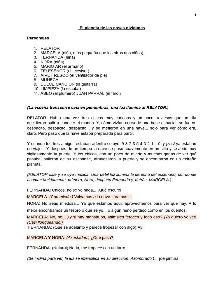 El Planeta de Las Cosas Olvidadas | PDF | Musica Tango | Guitarras