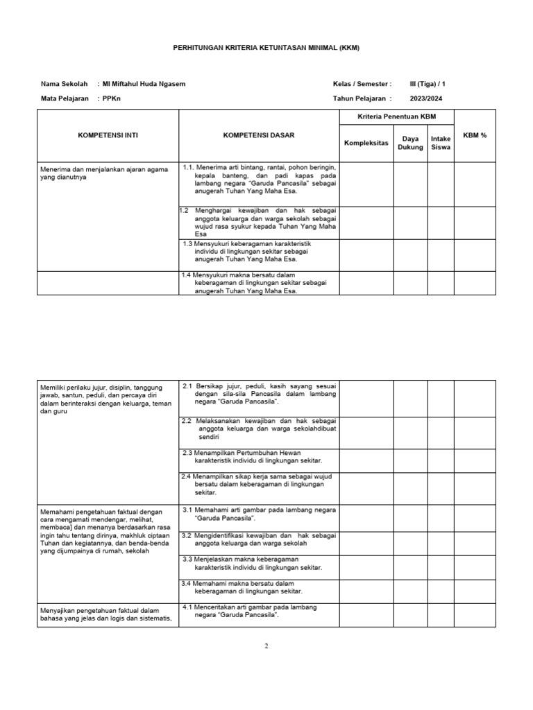 KKM BUku Guru 1 | PDF