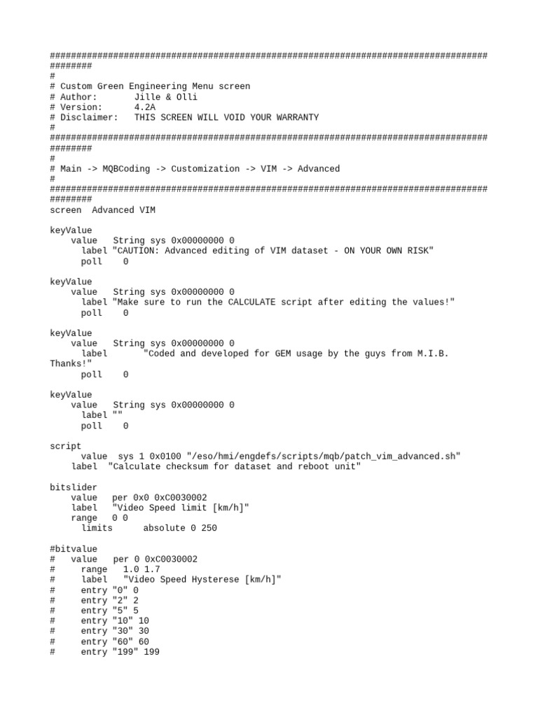 MQB Vim Advanced - Esd | PDF | Computer Engineering | Computer Architecture