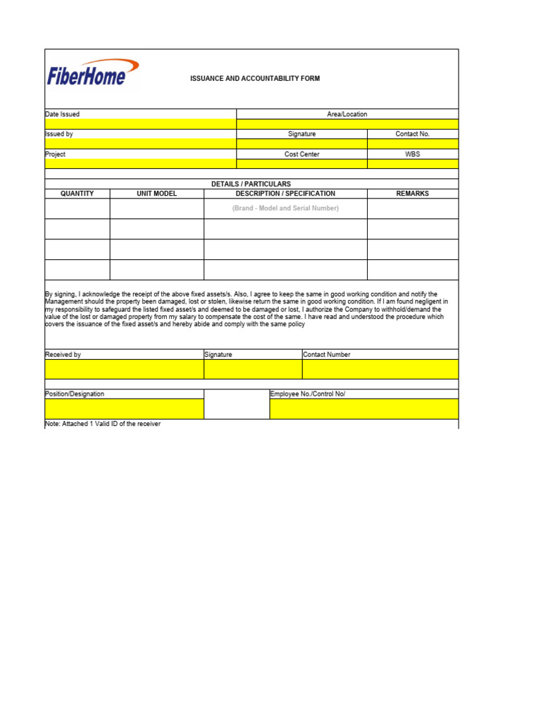 Fixed Asset Forms V2xlsx 2023xlsxnew Pdf Computer Science