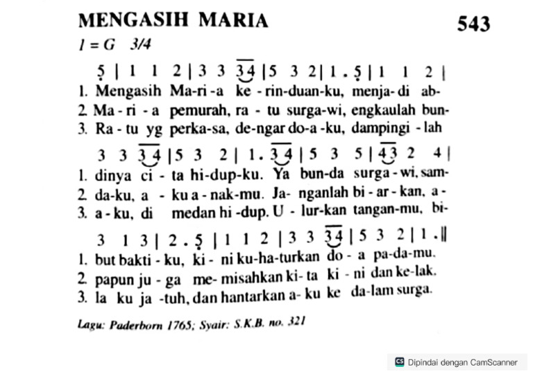 Mengasih Maria | PDF