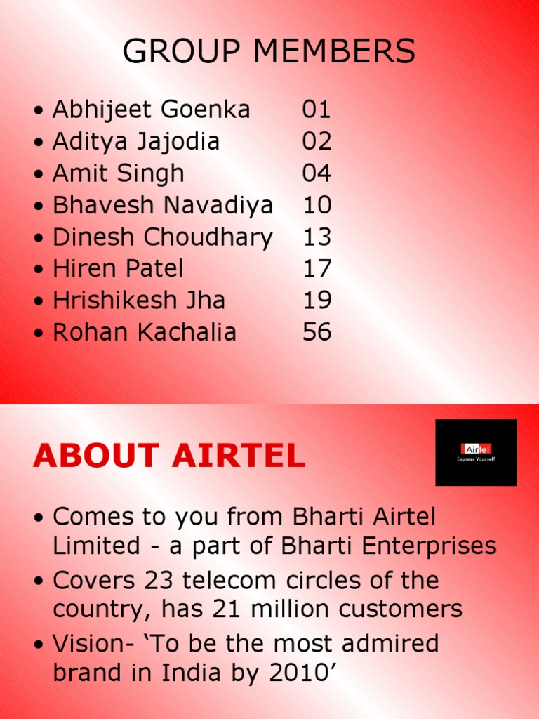 Airtel | PDF | Survey Methodology | Telecommunications