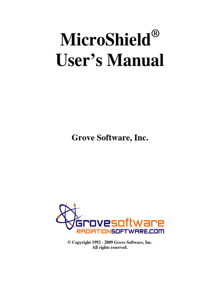 MicroShield Manual | PDF | Installation (Computer Programs ...