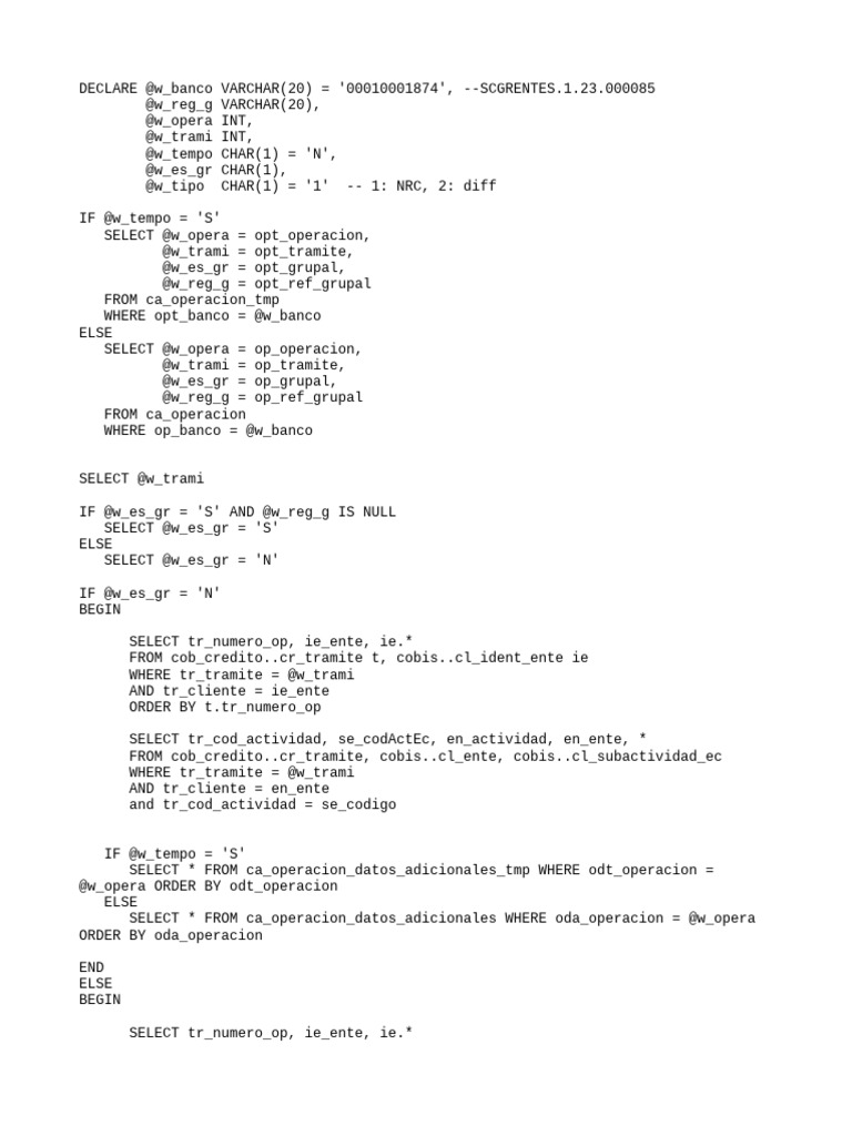 Script Comprobar Doc Tributario | PDF | Software Engineering | Computer Programming