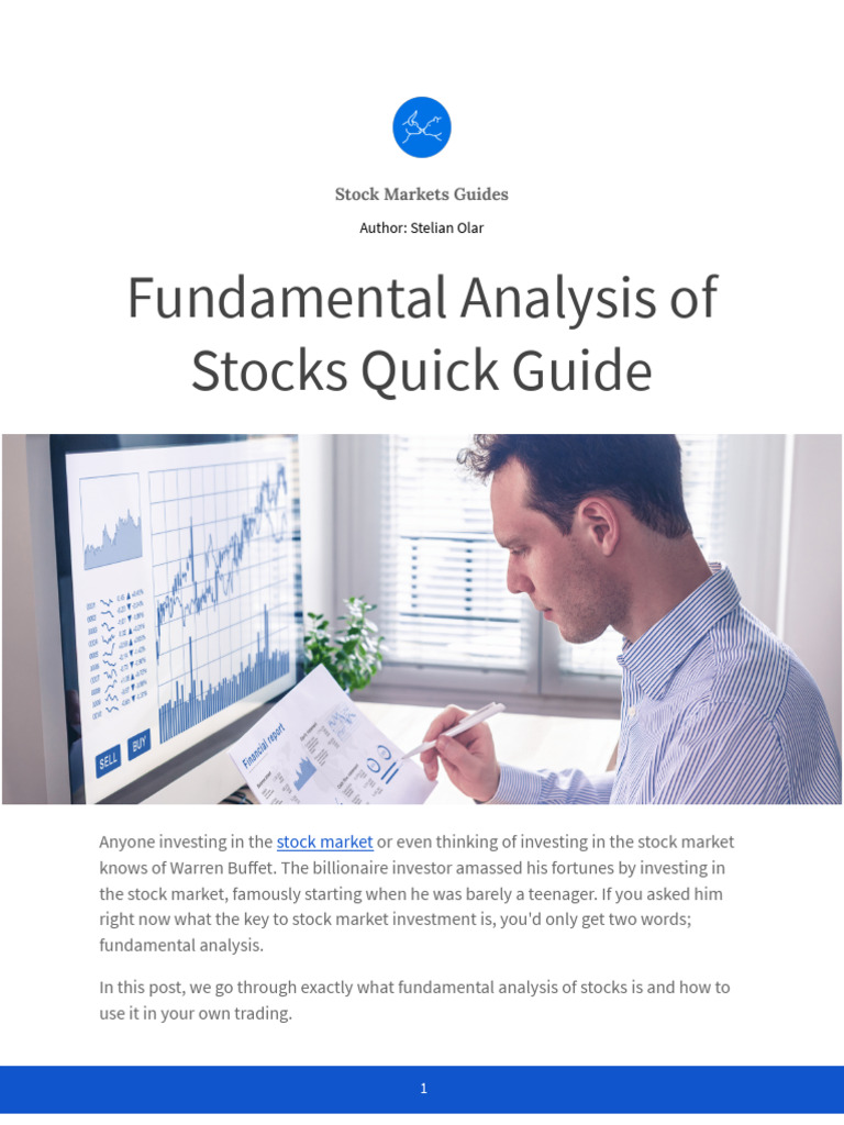 Fundamental Analysis of Stocks Quick Guide | Download Free PDF ...