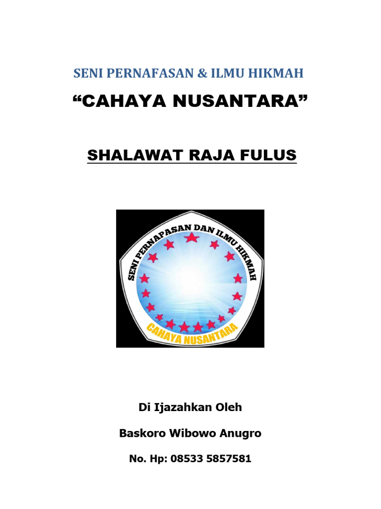 Sholawat Raja Fulus CN | PDF