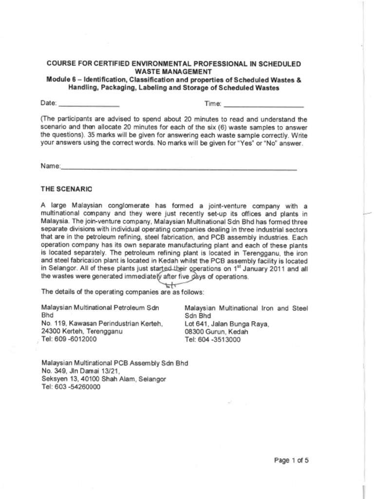CePSWaM Module Training 2023 - Organized | PDF | Waste | Cracking ...