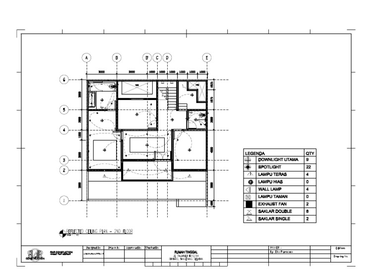 2ND Floor - Reflected Ceiling Plan | PDF