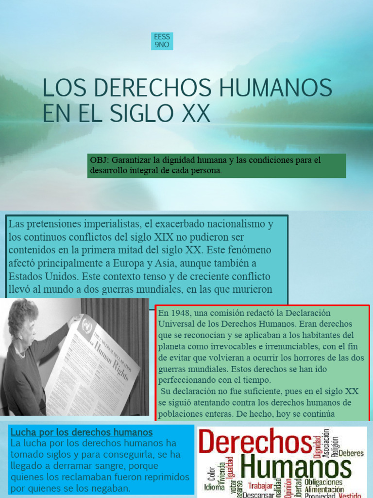 Los Derechos Humanos en El Siglo XX | PDF