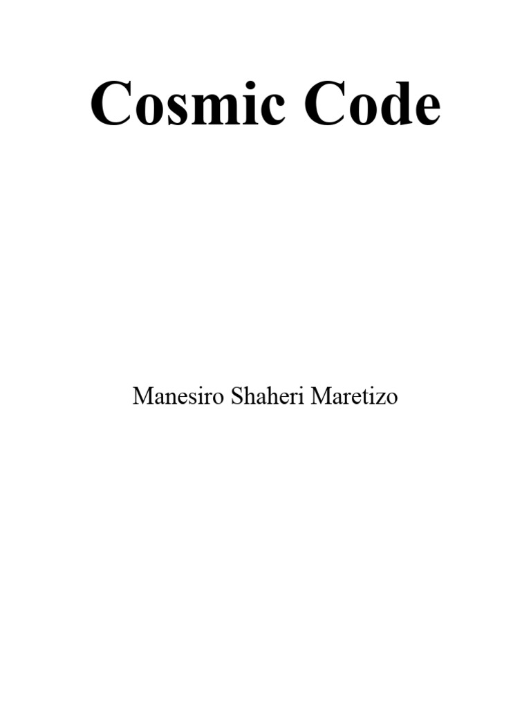 Cosmic Code | PDF | Nature | Moon