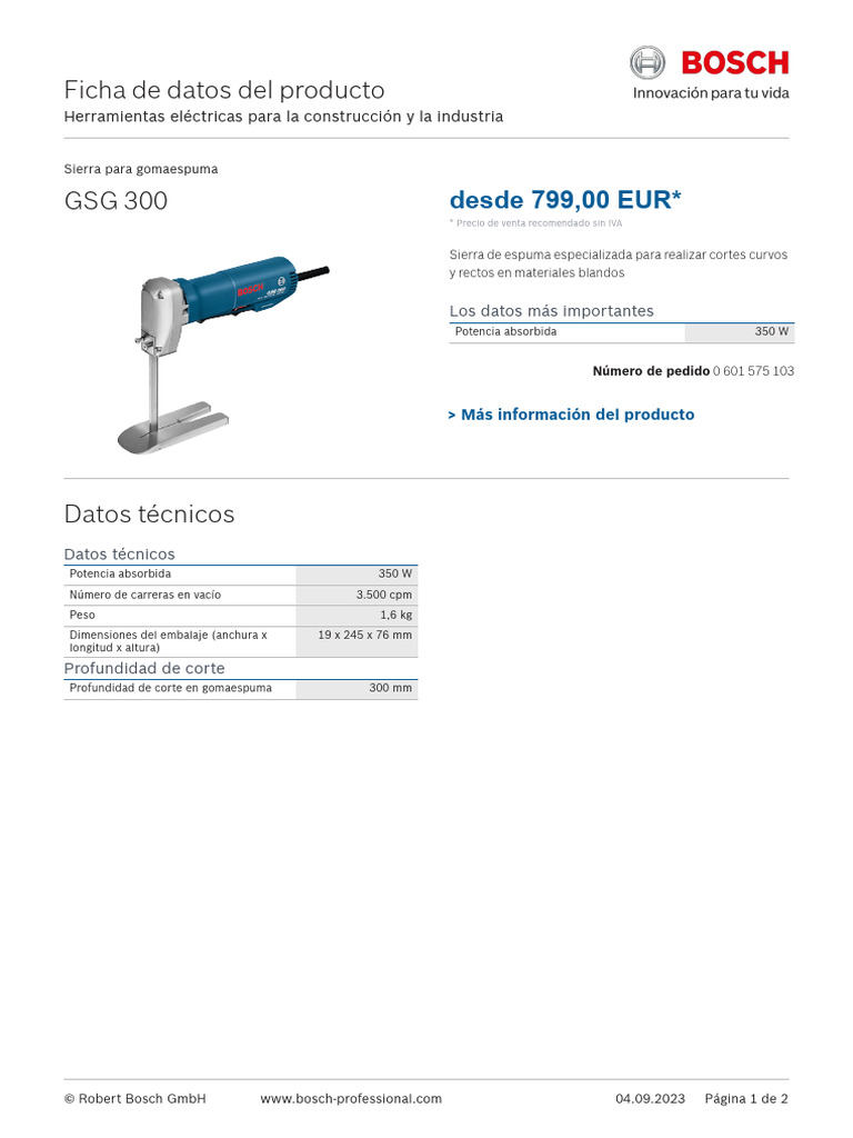 GSG 300 Sheet | PDF | Tecnología
