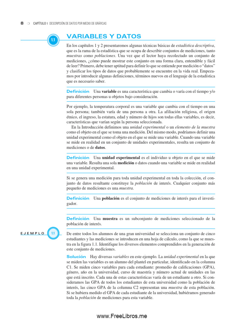 Introducción a Datos y Variables | PDF | Estadísticas | Medición