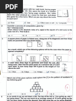 GAT Math Practice Test | PDF | Area | Speed