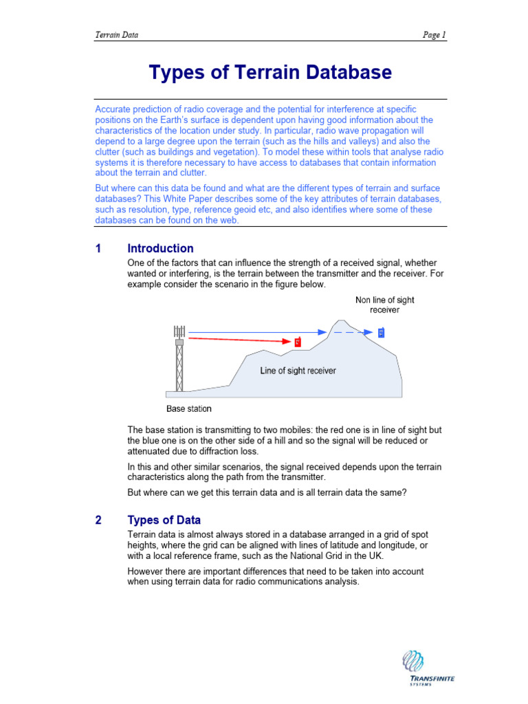 Terrain Data | PDF | Geographical Technology | Geographic Data And ...