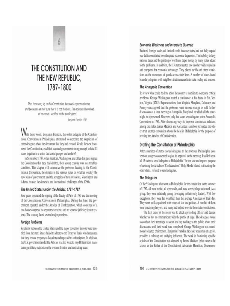 AMSCO Chapter 6 | PDF