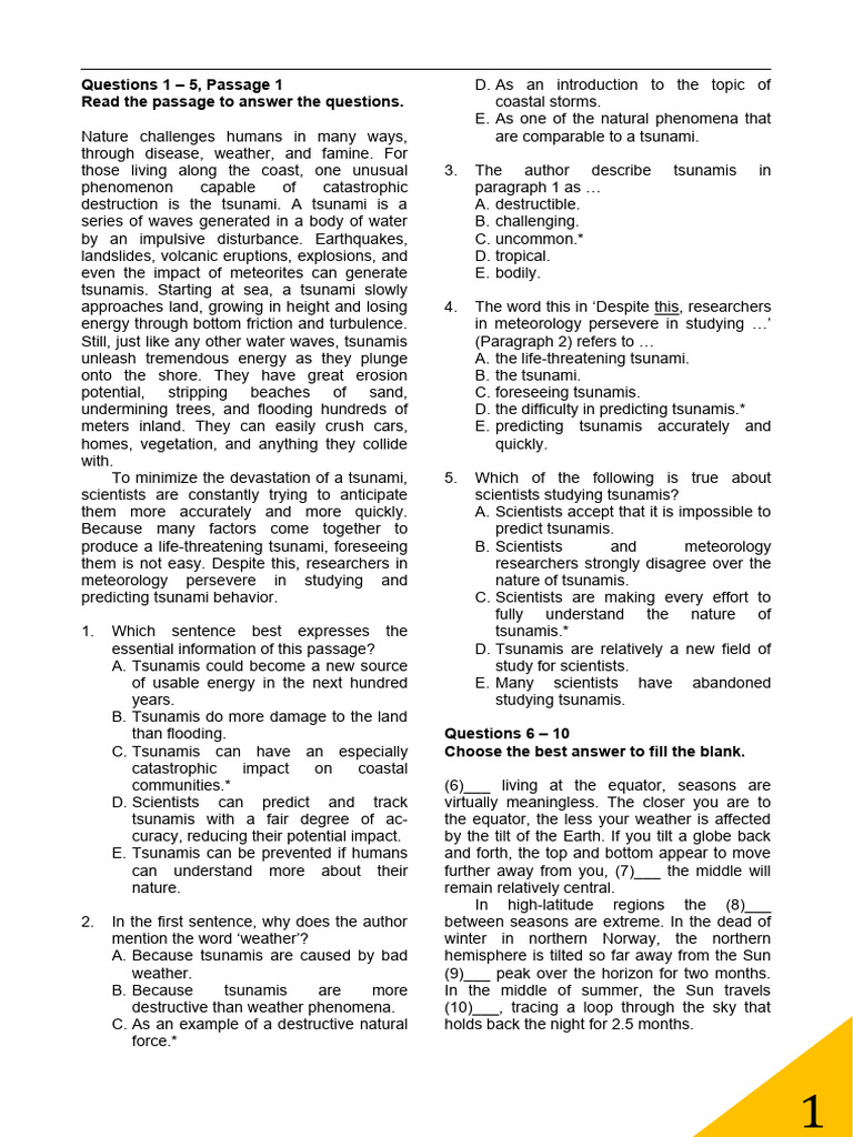 Understanding Tsunamis and Their Impact | PDF | Tsunami | Earth Sciences