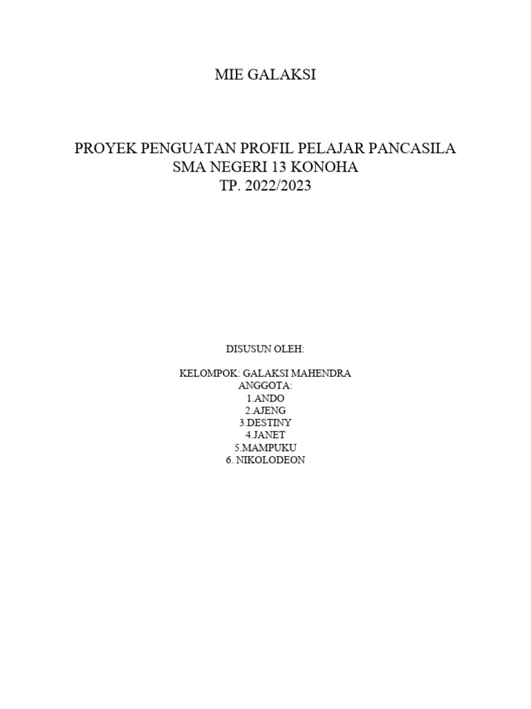 Contoh Proposal | PDF